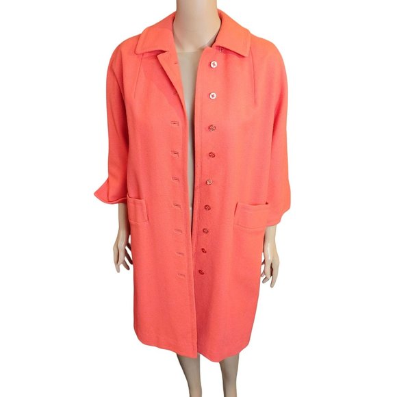 May D&F | Jackets & Coats | Vintage May Df Coral The Travelaire ...